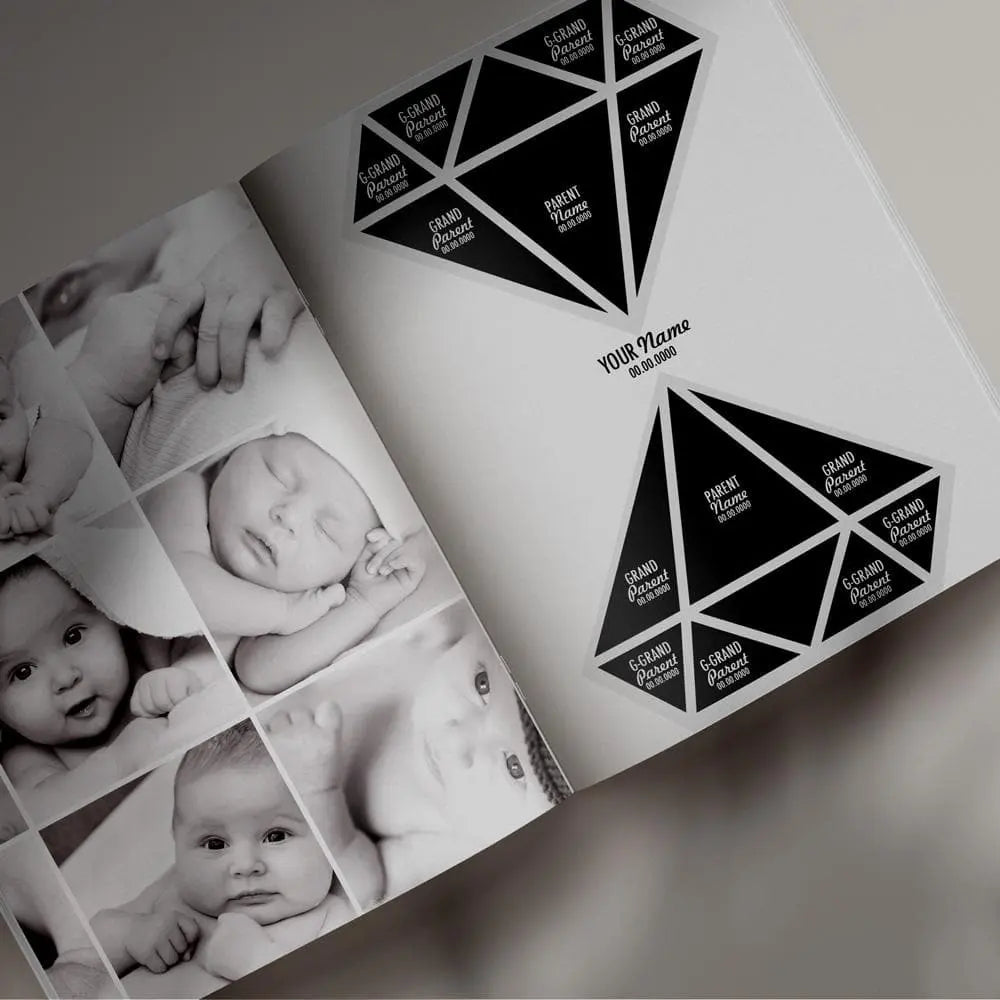 Diamond Family Tree Customized - MyGeneTree