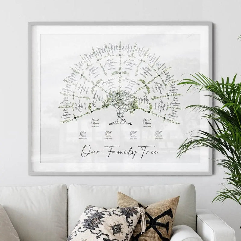 Olive Family Tree Medium MyGeneTree Olive Family Tree Medium MyGeneTree